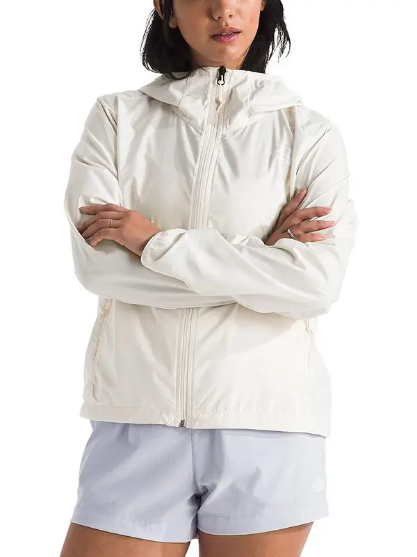 The North Face Cyclone Hooded Windbreaker - White Dune