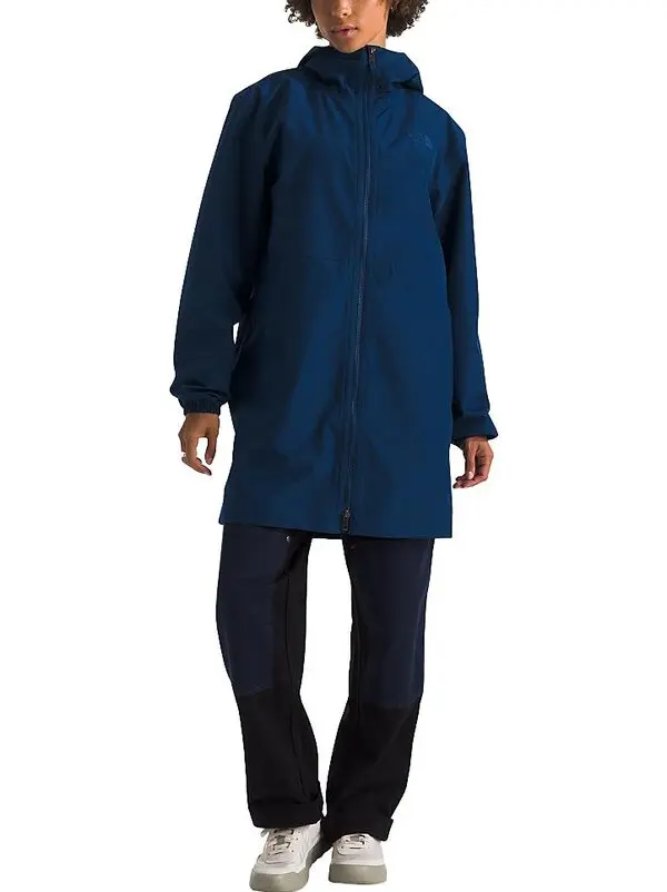 The North Face Daybreak Mid Hooded Rain Parka - Estate Blue