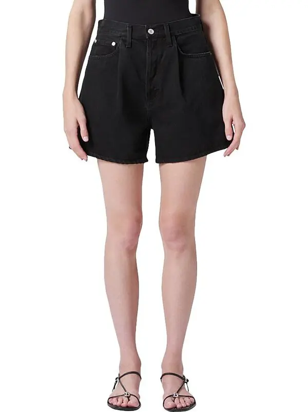 AGOLDE Rhoda Pleated A-line Shorts - Holt