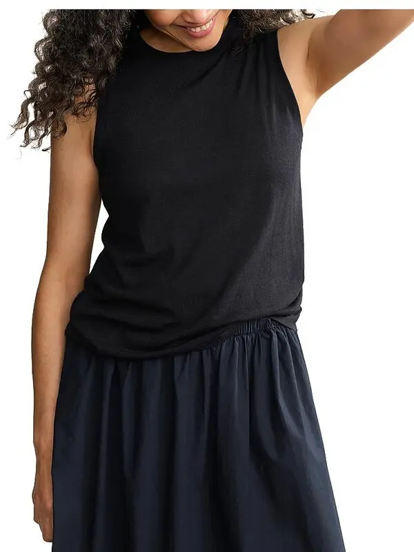 Jenni Kayne Merino Tank Top - Navy
