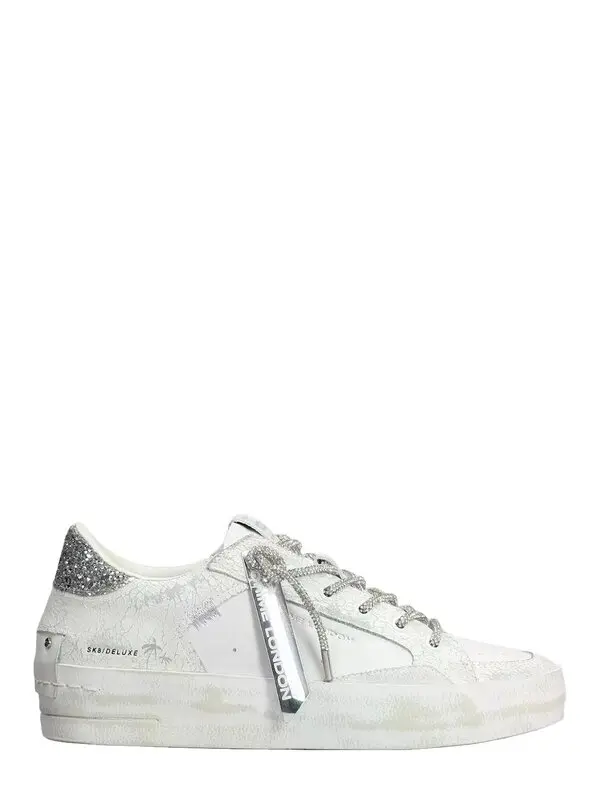CRIME LONDON Sk8 Deluxe Sneakers - White