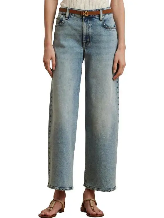 Ralph Lauren High-waist Wide-leg Jeans - Alicia Wash