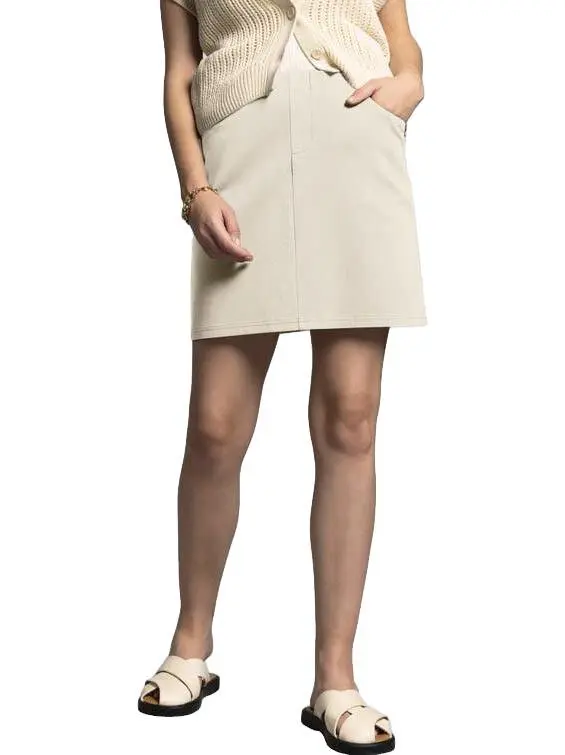WEEKEND LOS ANGELES Genevieve Cotton Blend Skirt - Ivory