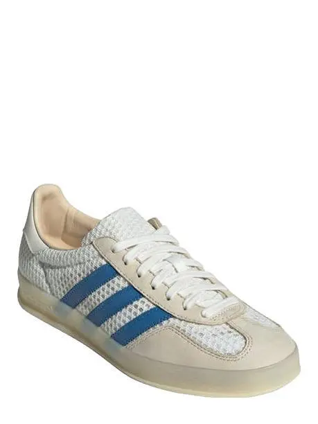 Adidas Gazelle Indoor Sneaker - Off White/ Blue/ Vanilla