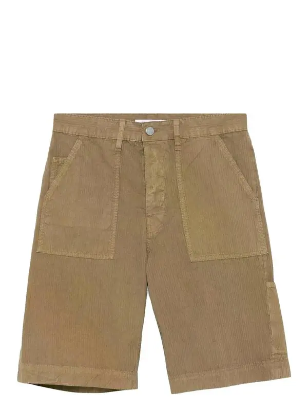 SUNFLOWER Wide Twist Shorts - Brown