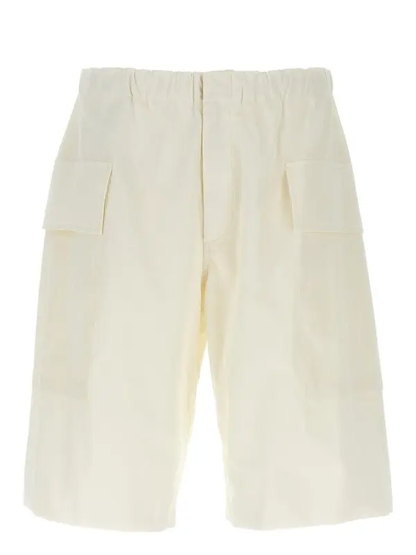 JIL SANDER 94' Bermuda Shorts - White