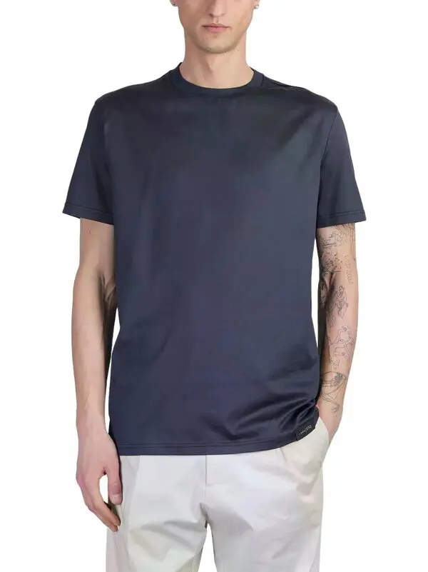 LOW BRAND Cotton T-shirt - Blue