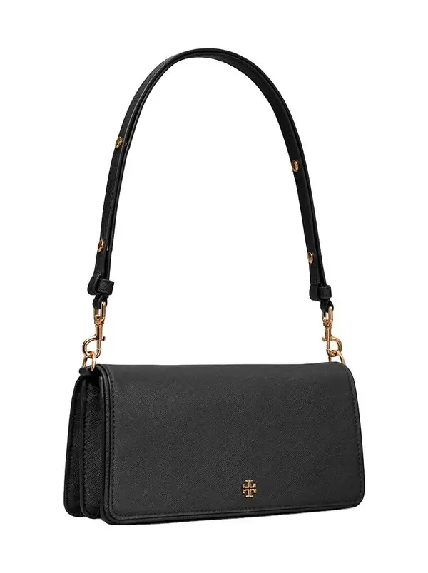 Tory Burch Leather Convertible Crossbody - Black