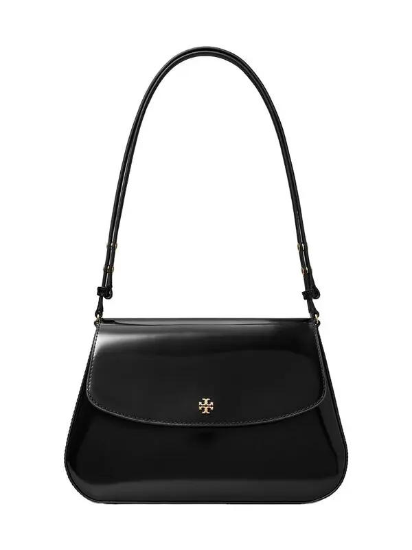 Tory Burch Leather Shoulder Bag - Black