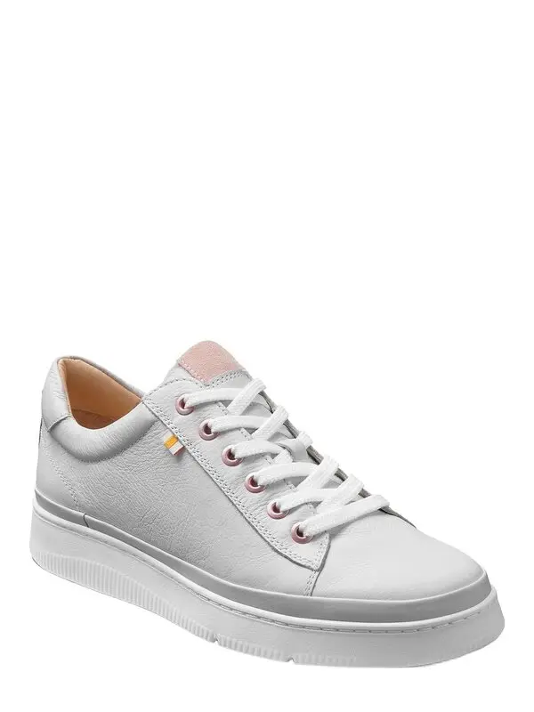 Samuel Hubbard Featherlight Laguna Sport Sneakers - Cloud White Leather