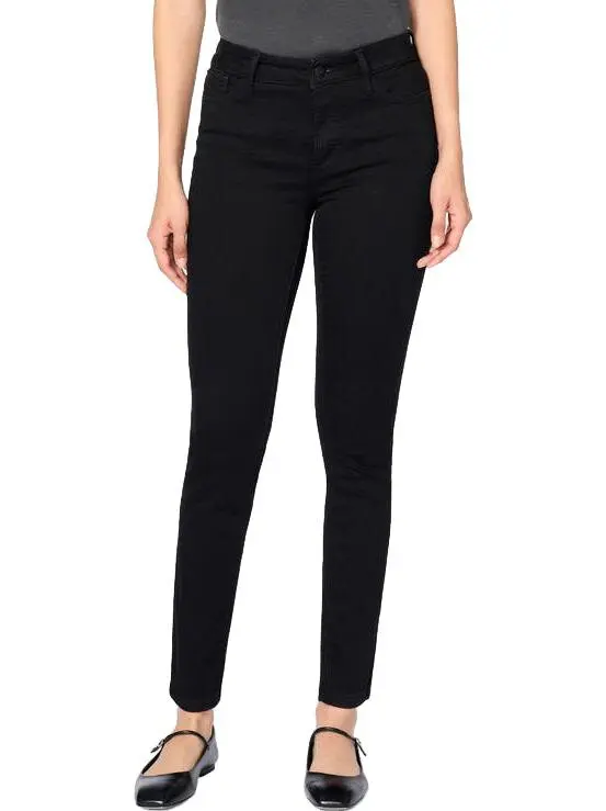 Warp + Weft High-rise Skinny Jeans - Black