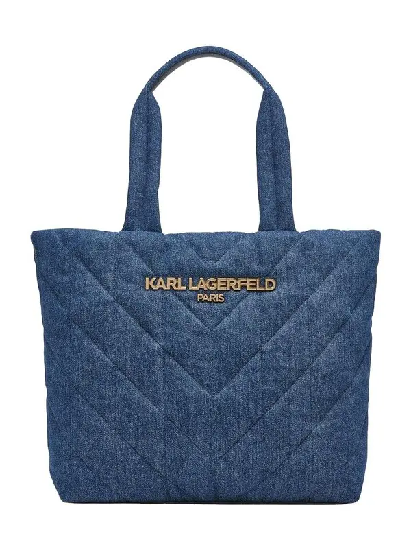 Karl Lagerfeld Paris Voyage Tote - Washed Denim