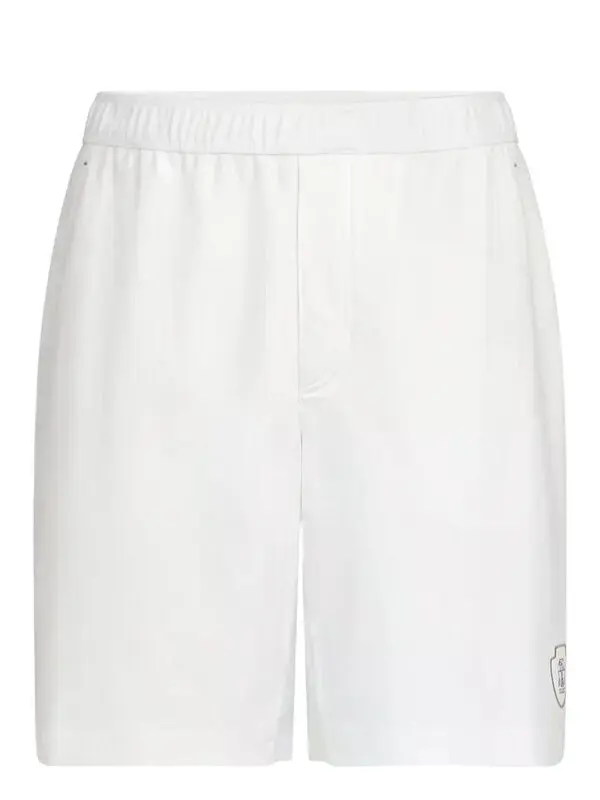 Brunello Cucinelli Logo-embroidered Shorts - White