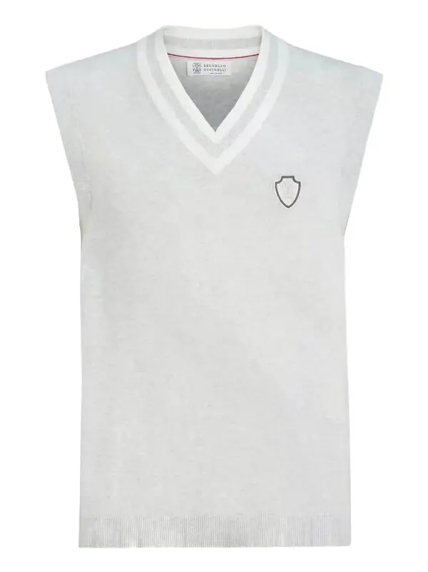 Brunello Cucinelli Cotton Vest - Grey
