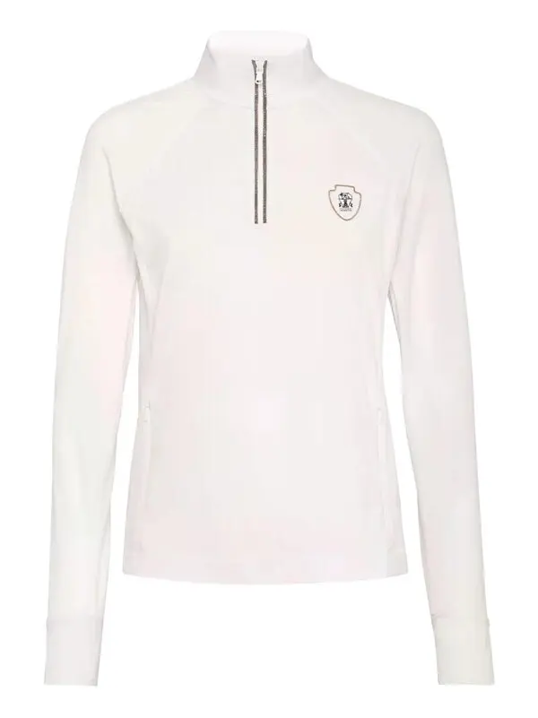 Brunello Cucinelli Logo-patch Jersey - White
