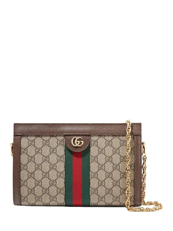 Gucci Ophidia Convertible Clutch Gg Web Small - Brown