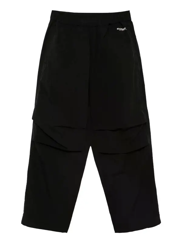 CHOCOOLATE Logo-print Trousers - Black