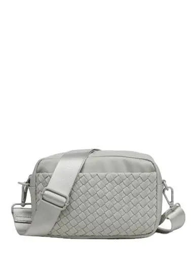 SOL AND SELENE Inspiration Woven Crossbody Bag - Sage