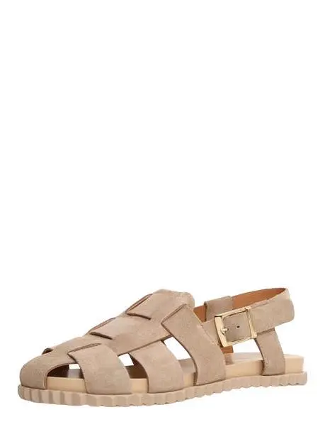VOILE BLANCHE Alice Fisherman Sandal - Light Beige