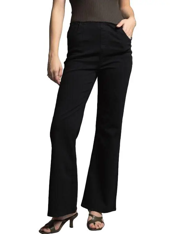 WEEKEND LOS ANGELES Manon Twill Pull-on Pants - Black