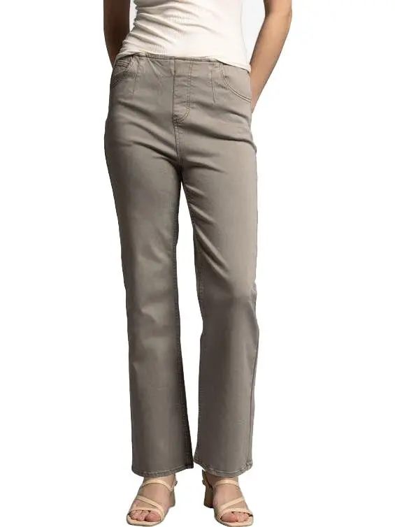 WEEKEND LOS ANGELES Manon Twill Pull-on Pants - Brindle