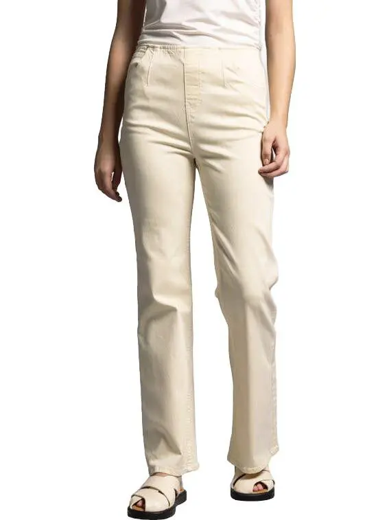 WEEKEND LOS ANGELES Manon Twill Pull-on Pants - Ivory