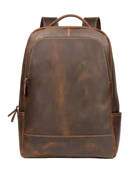STEEL HORSE LEATHER Vernon Backpack - Brown