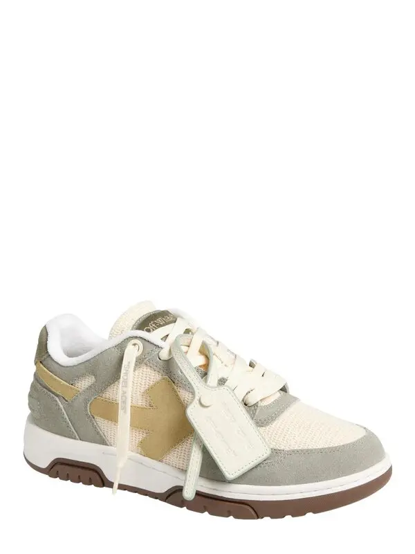 Off-White Out Of Office Low-top Sneakers - Medium Grey - Cream
