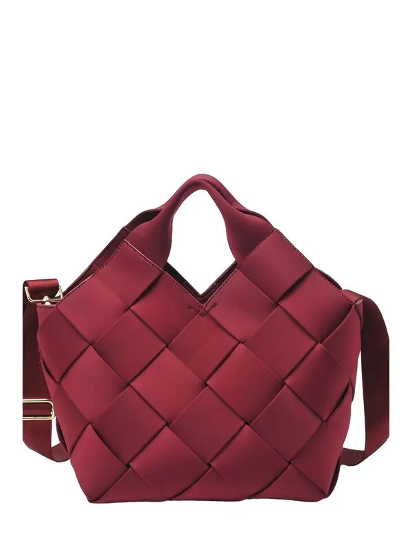 SOL AND SELENE Resilience Woven Tote - Wine