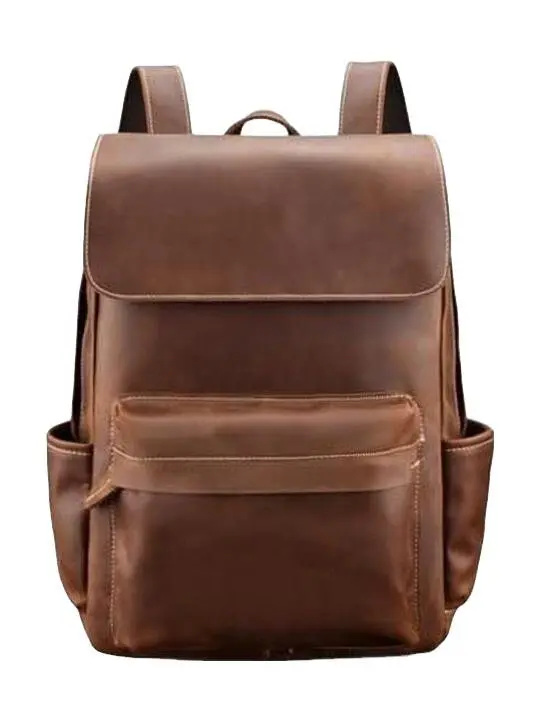 STEEL HORSE LEATHER The Helka Backpack - Brown