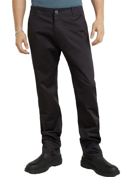 G-star Raw Mosa Straight Leg Flat Front Chinos - Dark Black