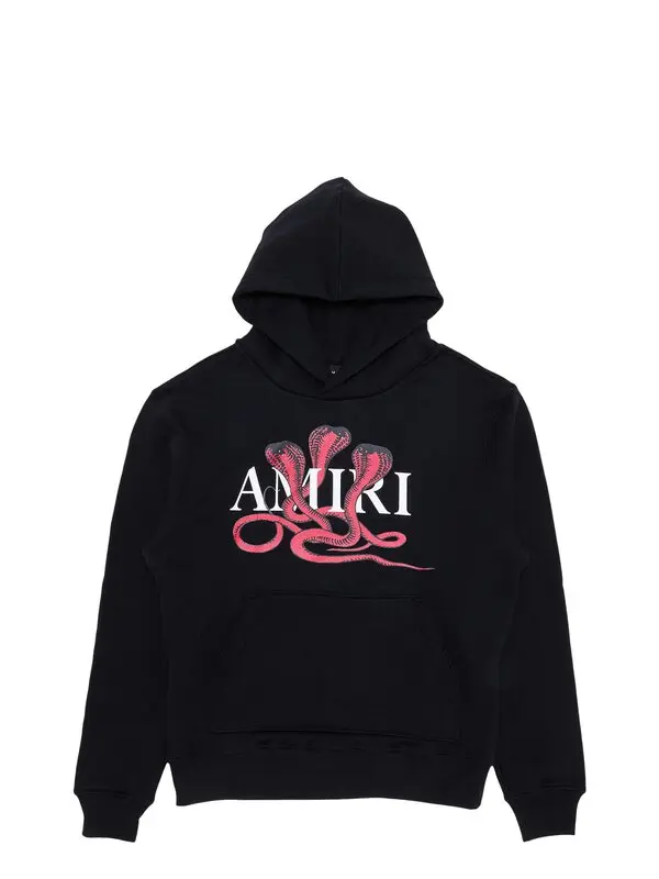 Amiri Snake Graphic Hoodie - Black
