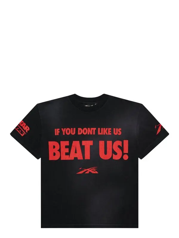 HELLSTAR Beat Us! T-shirt /red - Black