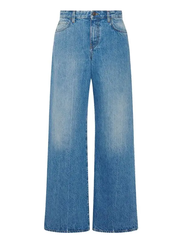 THE ROW Slim Waist Eglitta Jean - Blue