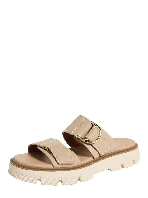 Sorel Rein Slide Sandals - Honest Beige/bleached Ceramic