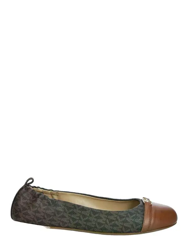 Michael Kors Monogram Ballet Flats - Brown