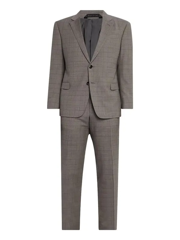 Giorgio Armani Windowpane Suit - Grey