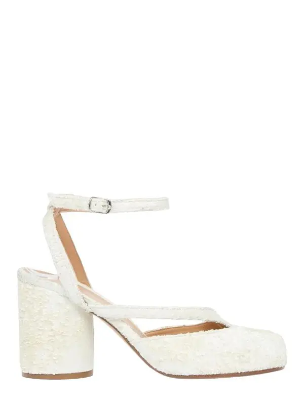 MAISON MARGIELA Tabi Sandal Pump - White Pearly