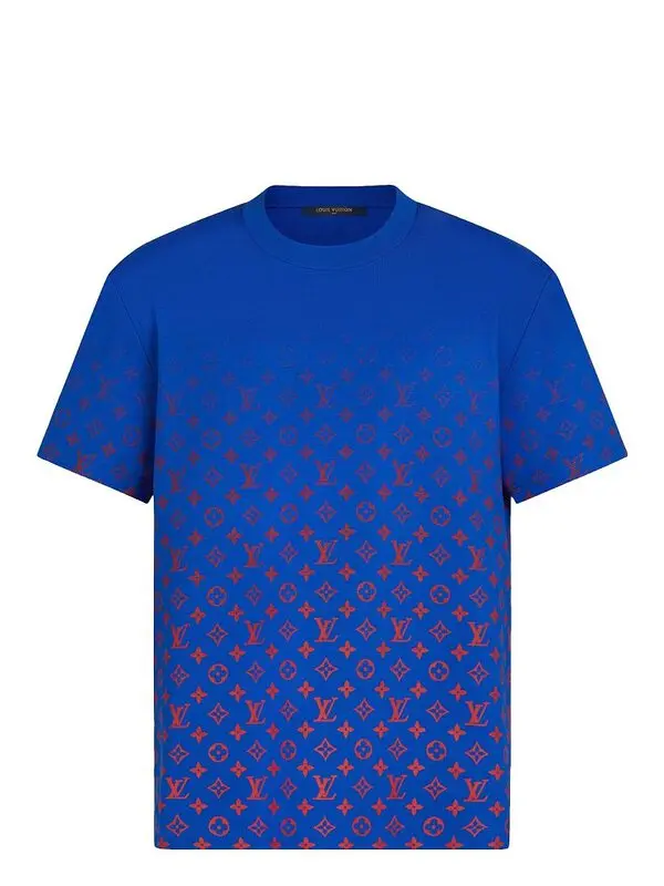 LOUIS VUITTON Lvse Monogram Gradient T-shirt - Blue/france