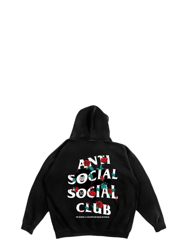 ANTI SOCIAL SOCIAL CLUB Sadboyz Miles De Rosas Hoodie - Black
