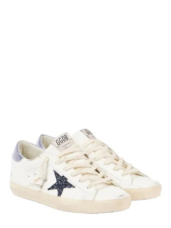 GOLDEN GOOSE Super-star Leather Sneakers - Multicoloured
