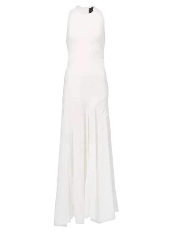 Simone Rocha Bow-detail Open-back Gown - White