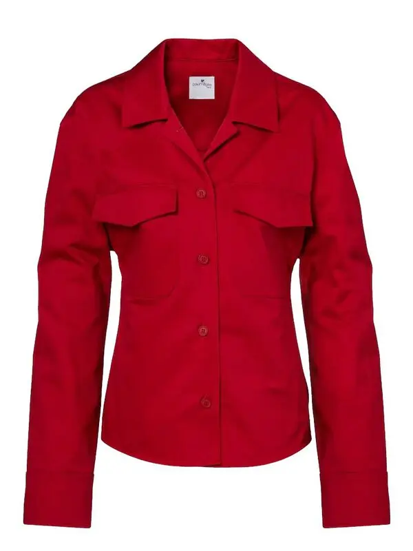 COURREGES Logo Shirt - Red