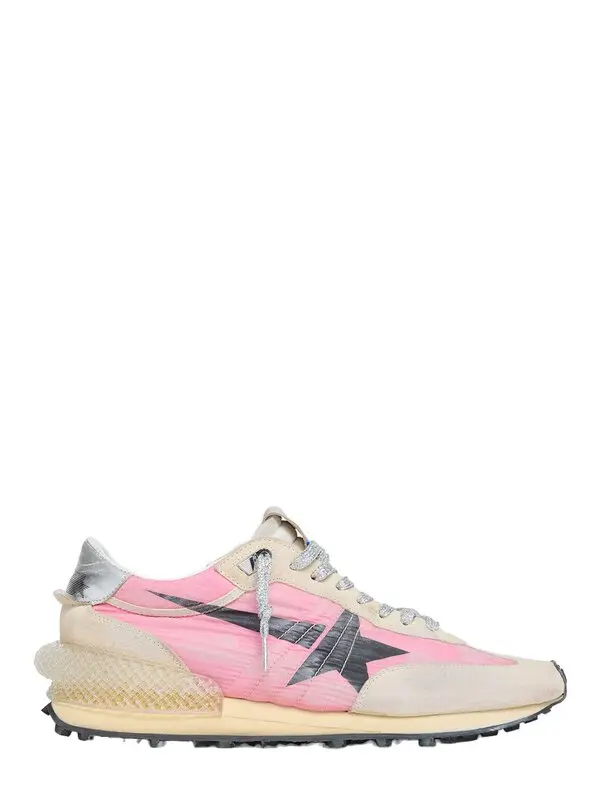 Golden Goose Running Marathon Sneakers - Pink/gold/silver