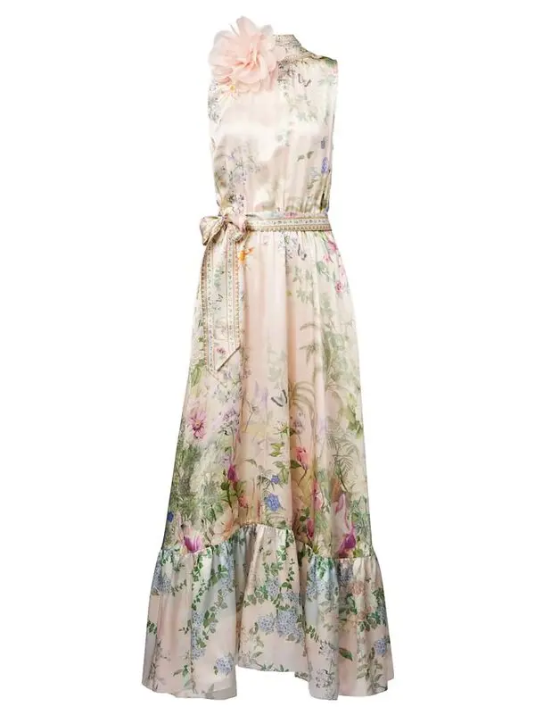 Camilla Crystal-embellished Maxi Dress - Multicoloured