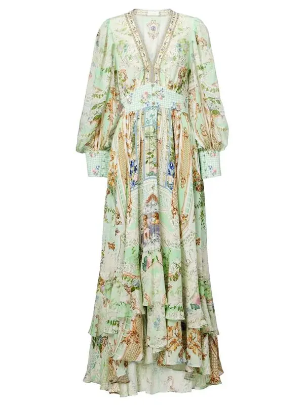 Camilla Crystal-embellished Maxi Dress - Multicoloured