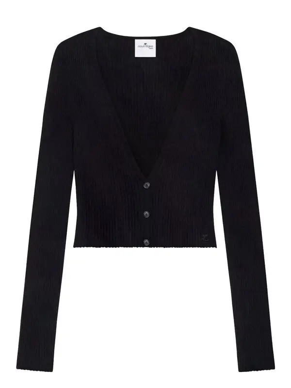 COURREGES Sola Light Cardigan - Black