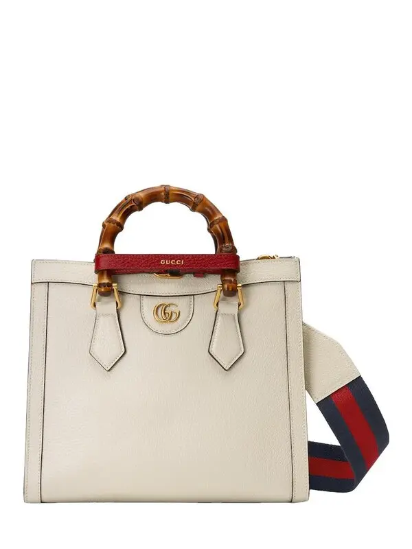 Gucci Diana Medium Tote Bag - White