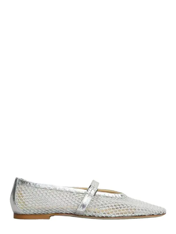 FABIO RUSCONI Mesh Ballet Flats - Silver