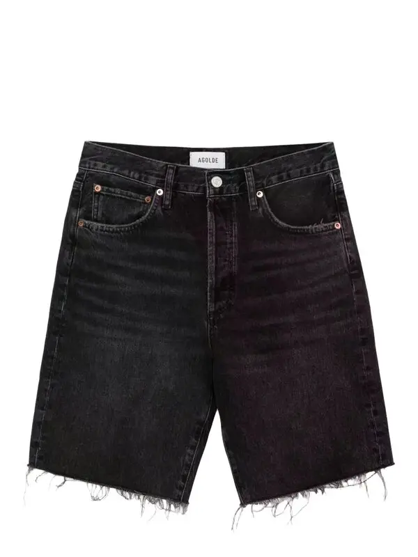 AGOLDE 90's Denim Shorts - Black